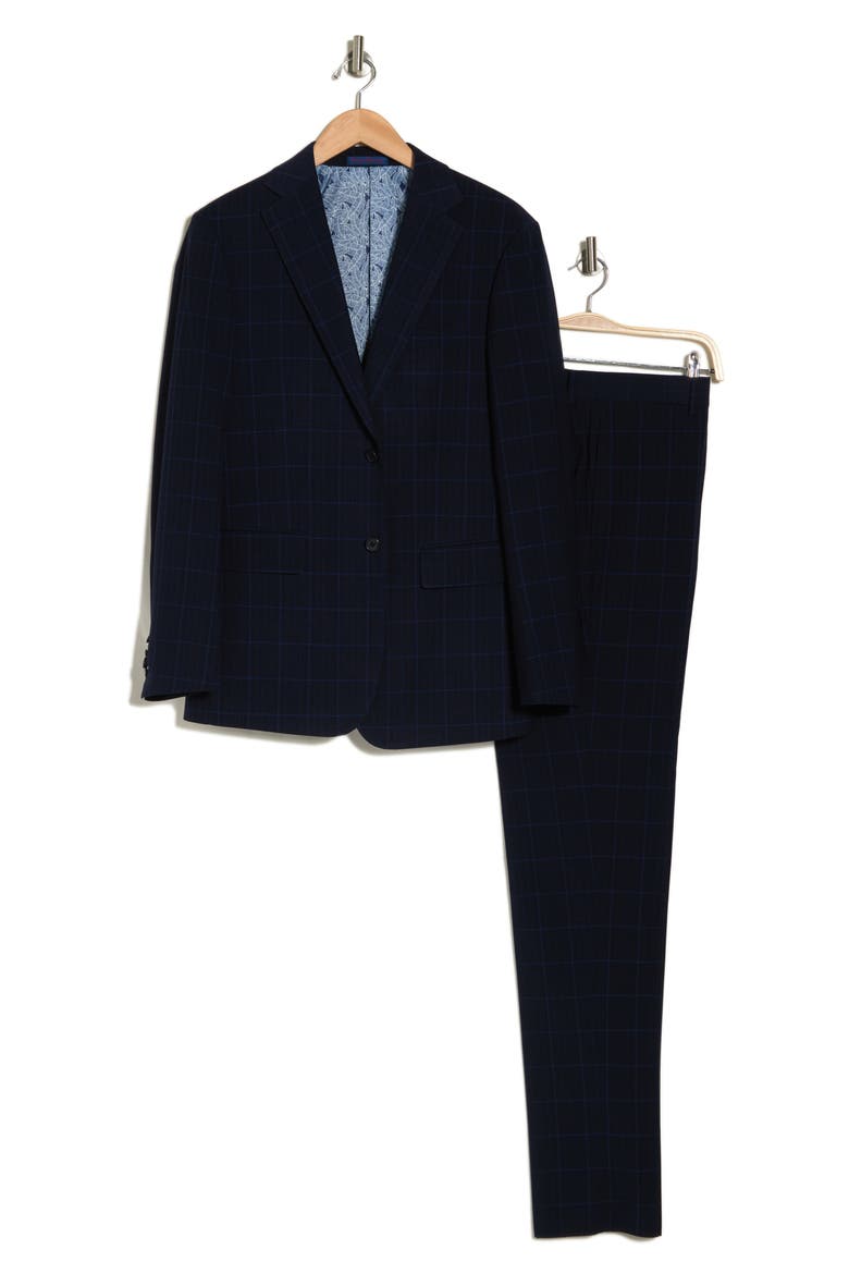 Plaid Trim Fit Notch Lapel Two-Piece Suit (Men) | Nordstromrack