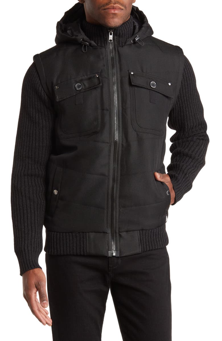 AMERICAN STITCH Knitted Long Sleeve Vest Jacket | Nordstromrack