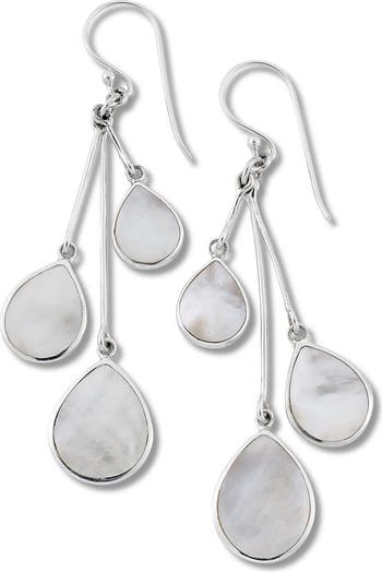 SAMUEL B. Sterling Silver Mother of Pearl Drop Earrings | Nordstromrack