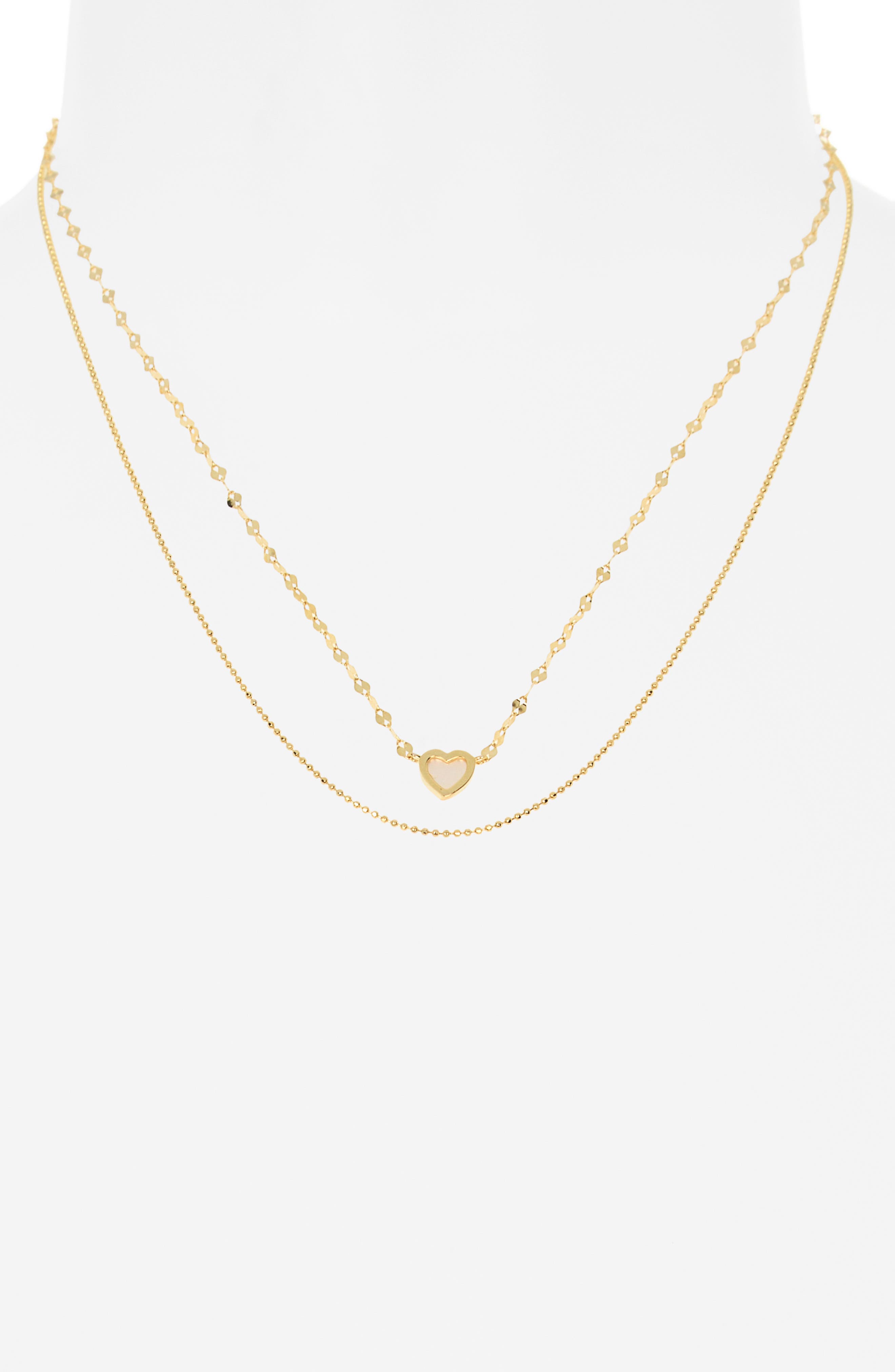 Argento Vivo Sterling Silver Mother-of-Pearl Pendant & Ball Chain ...