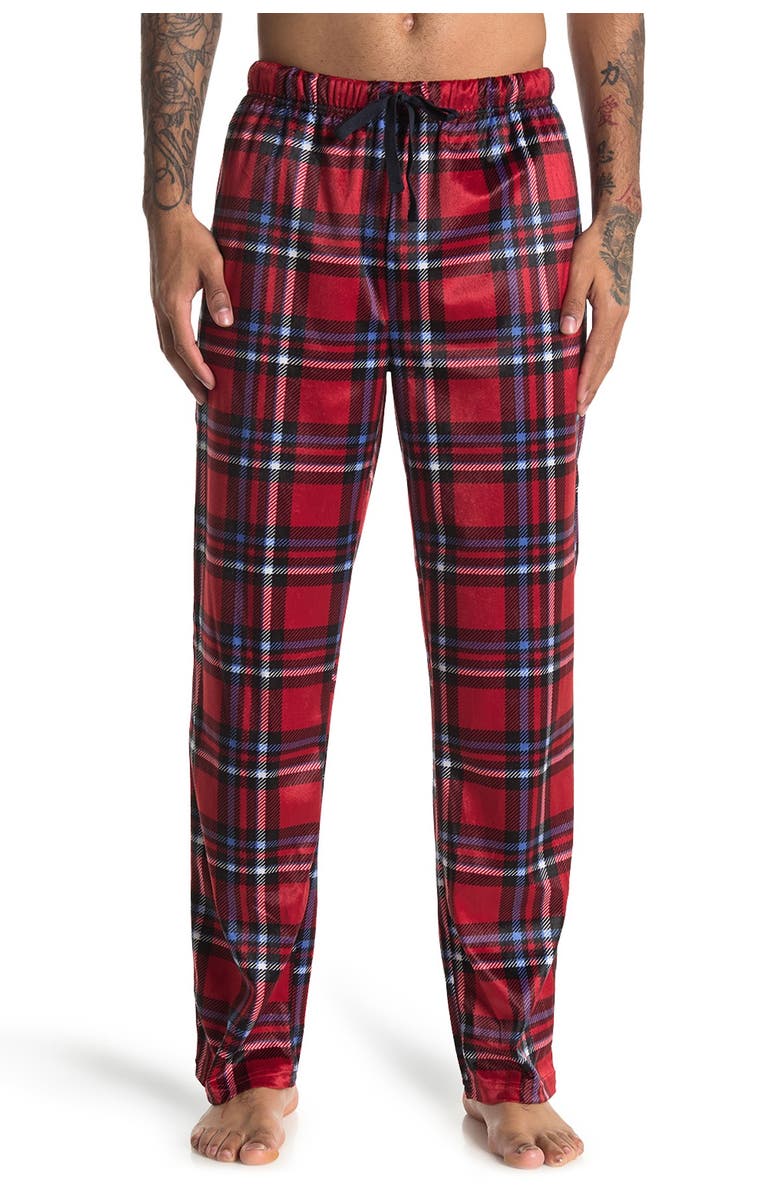 Original Penguin Plaid Fleece Pajama Pants | Nordstromrack