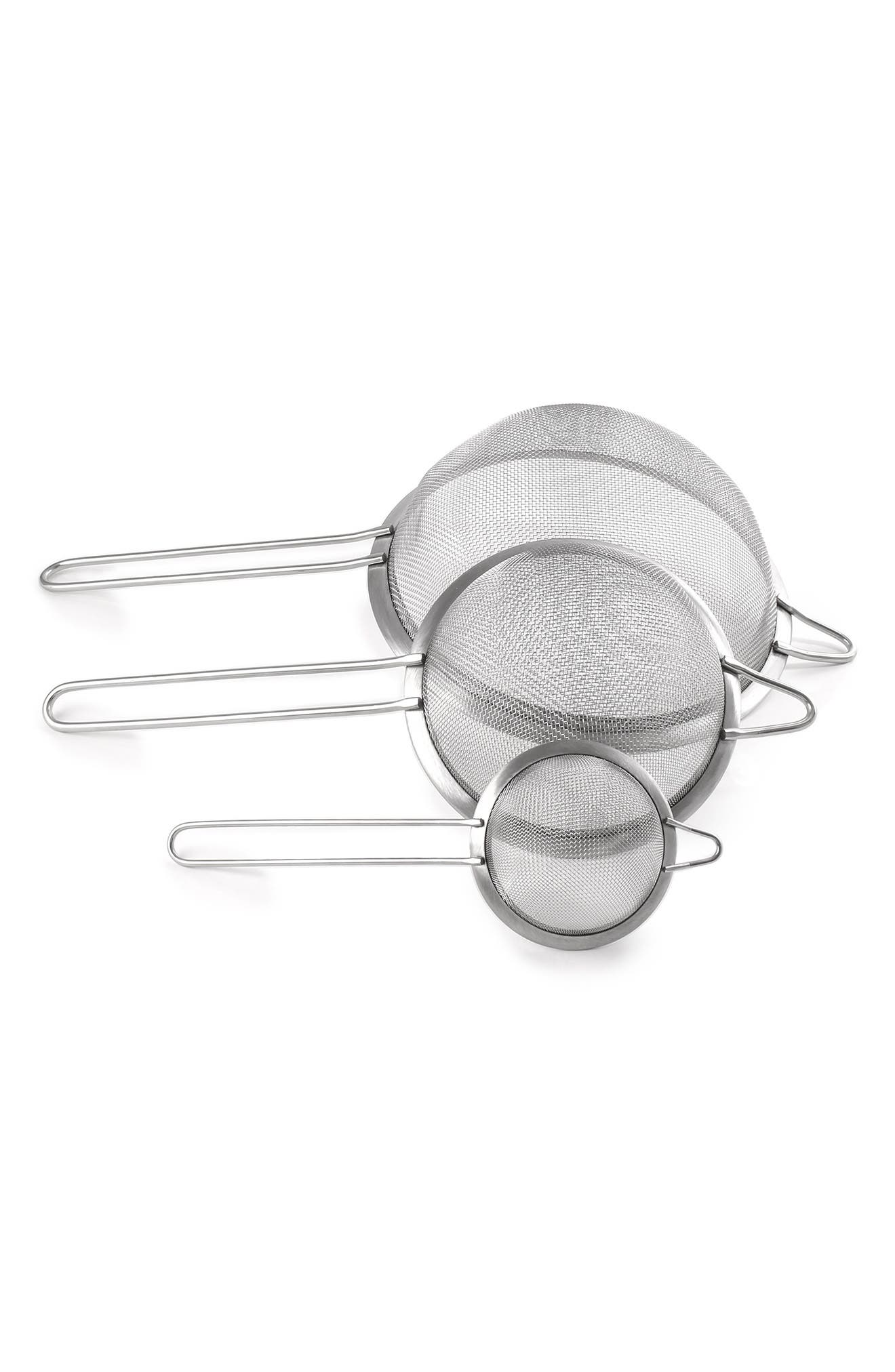 BergHOFF Stainless Steel Mesh Strainer 3-Piece Set | Nordstromrack