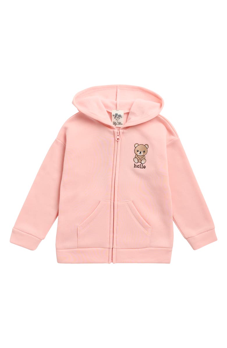 Lily Bleu Kids' Bear Full Zip Fleece Hoodie | Nordstromrack