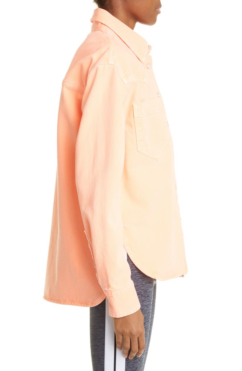 Palm Angels Cotton Denim Shirt Jacket | Nordstromrack