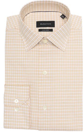 Bugatchi Plaid Comfort Stretch Dress Shirt | Nordstromrack