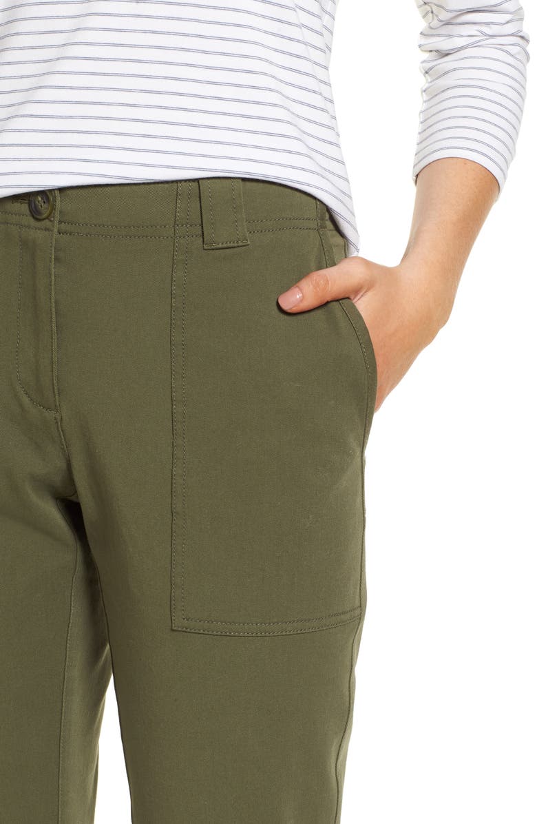 Nordstrom Signature Patch Pocket Ankle Pants | Nordstrom