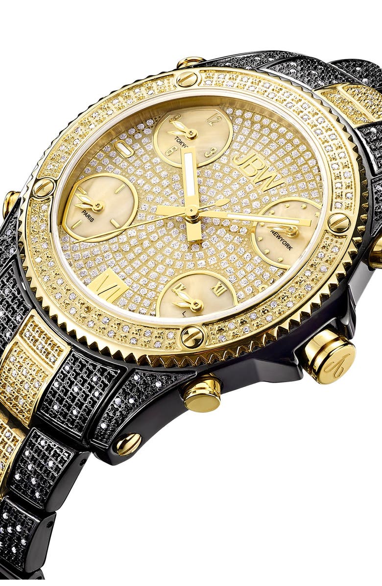 JBW Men's Jet Setter Diamond Watch, 50mm - 2.34 ctw | Nordstromrack
