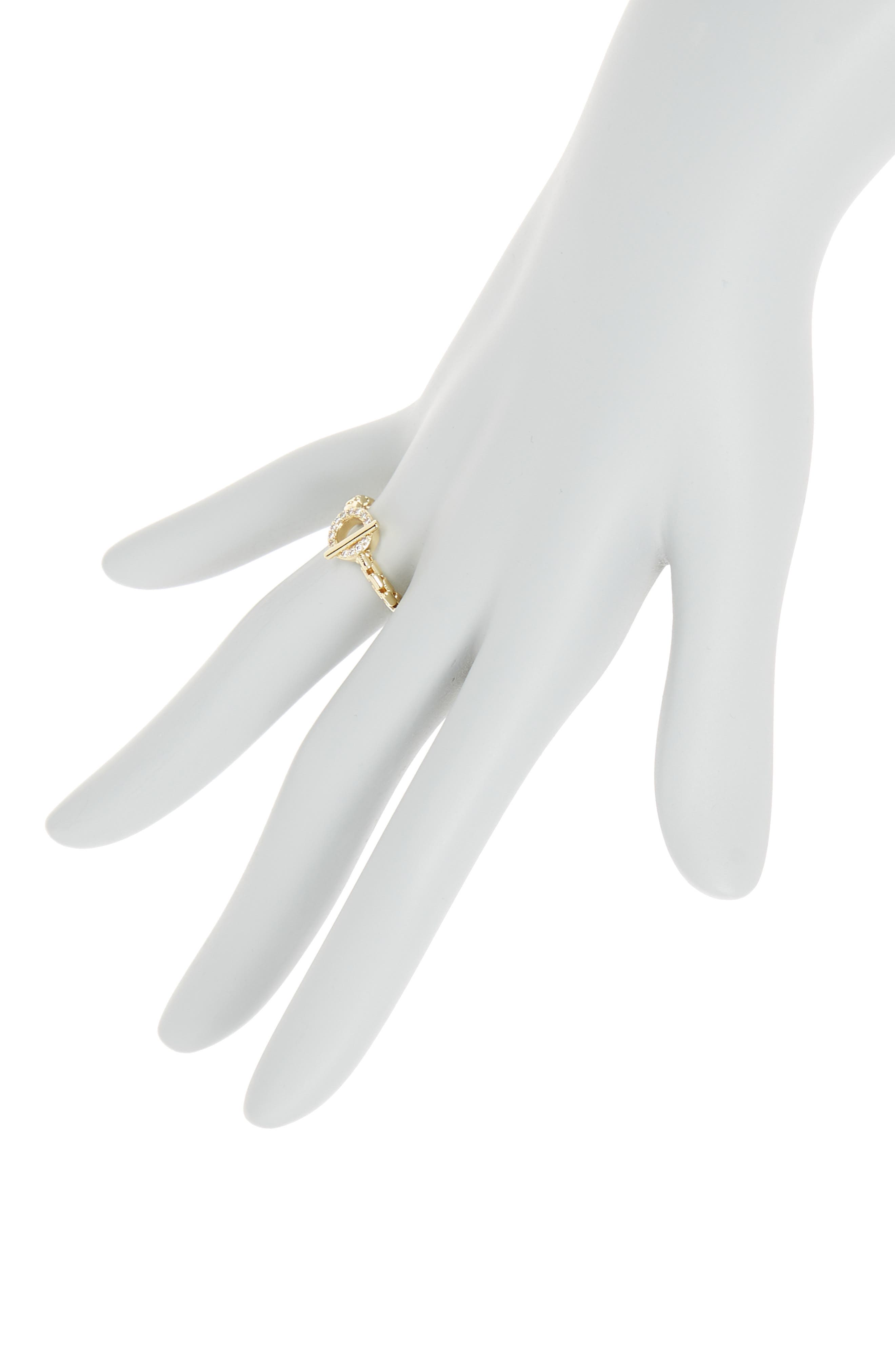 NORDSTROM RACK Goldtone Demi-Fine Crystal Toggle Ring | Nordstromrack