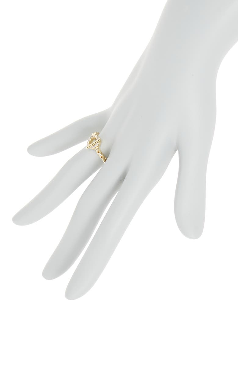 NORDSTROM RACK Goldtone Demi-Fine Crystal Toggle Ring | Nordstromrack