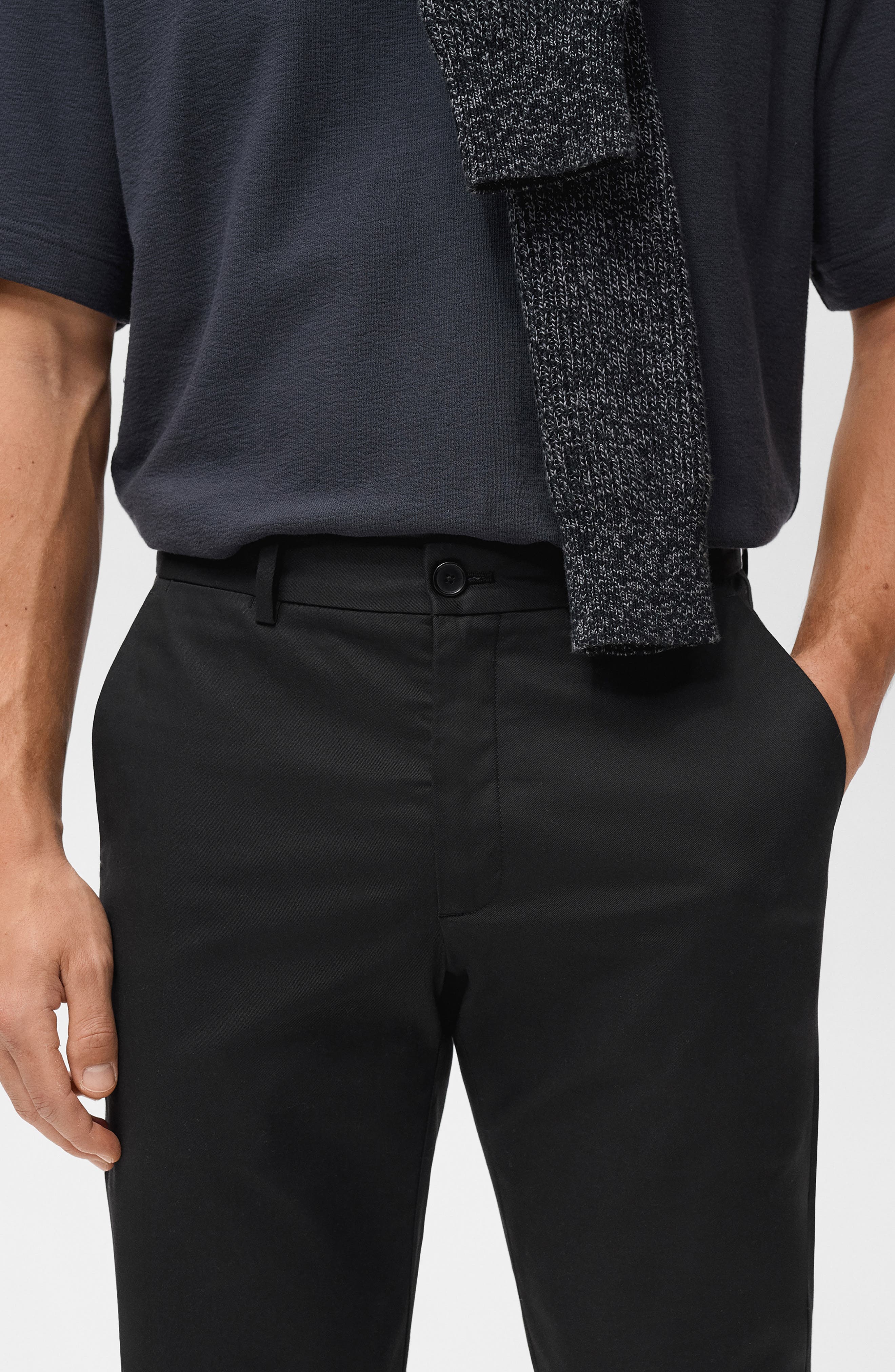 MANGO Dublino Slim Fit Flat Front Stretch Stretch Chinos | Nordstrom