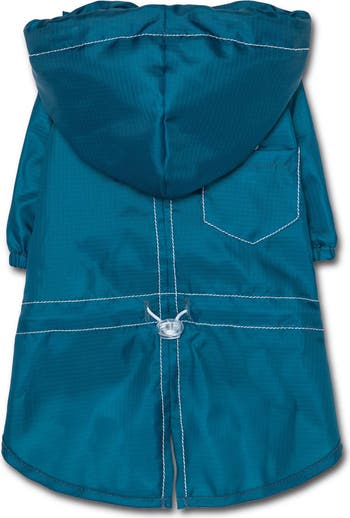 TOUCHDOG Split-Vent Designer Waterproof Dog Raincoat - Medium ...