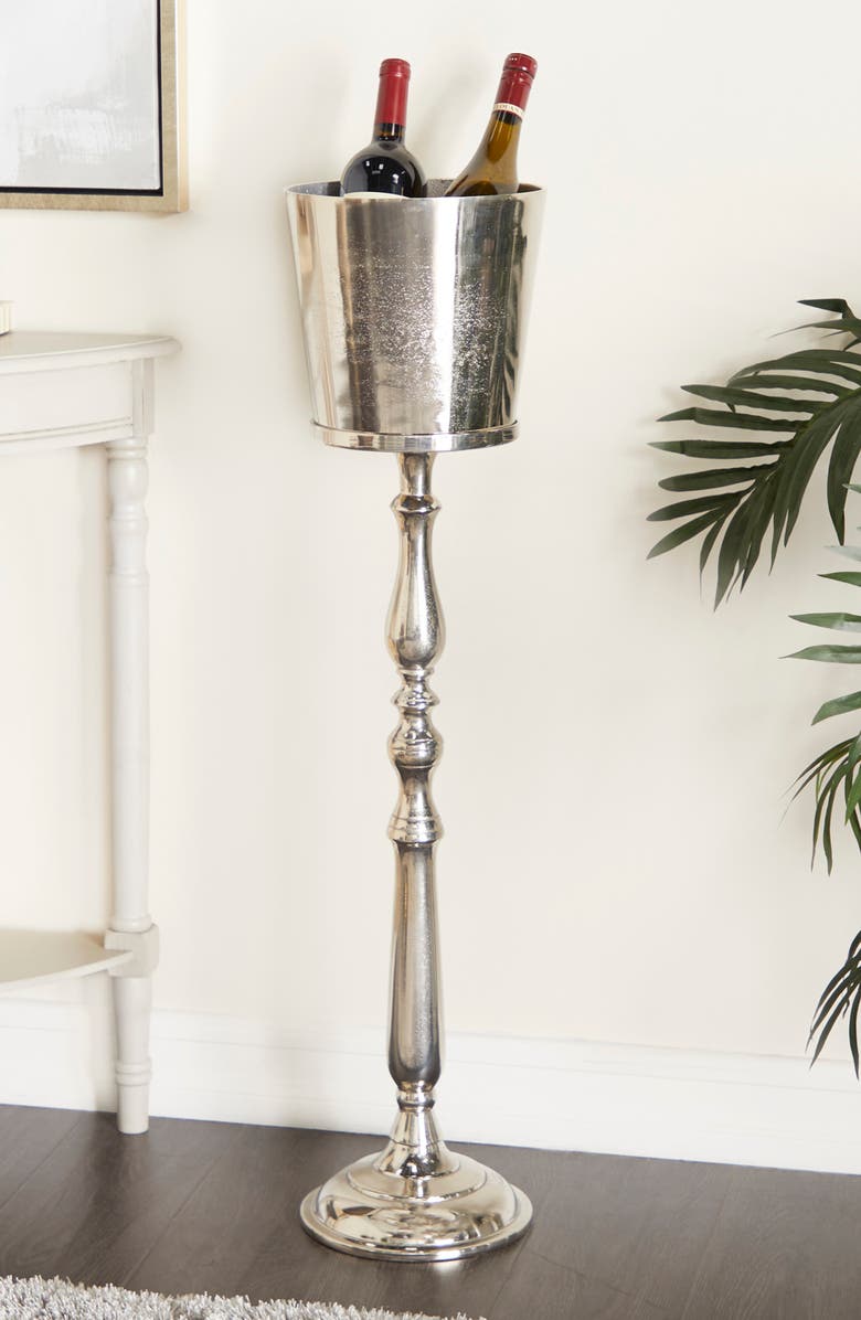 WILLOW ROW Silvertone Aluminum 2-Bottle Tall Ice Bucket | Nordstromrack