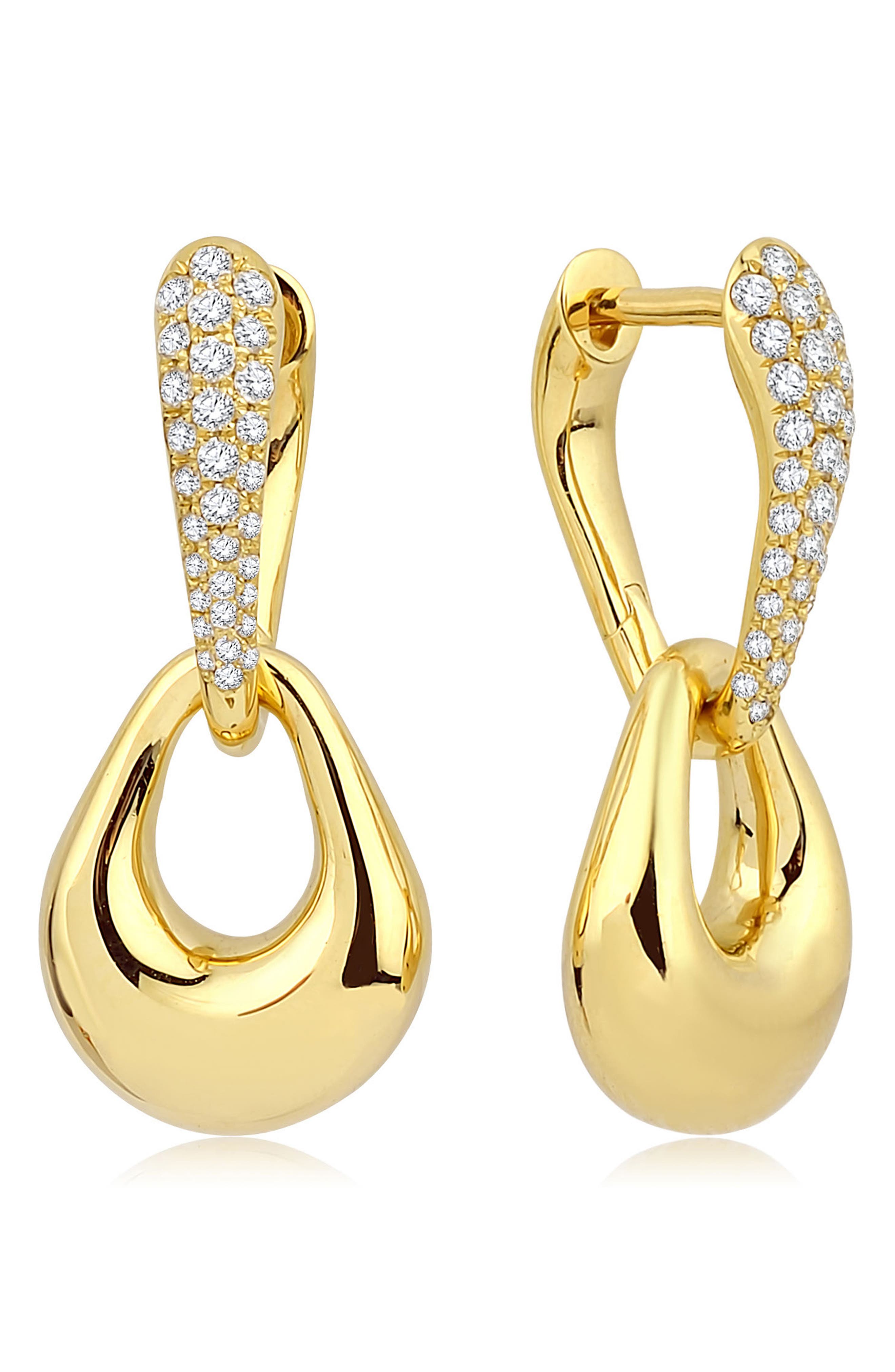 Kloto Pavé Diamond Drop Earrings | Nordstrom