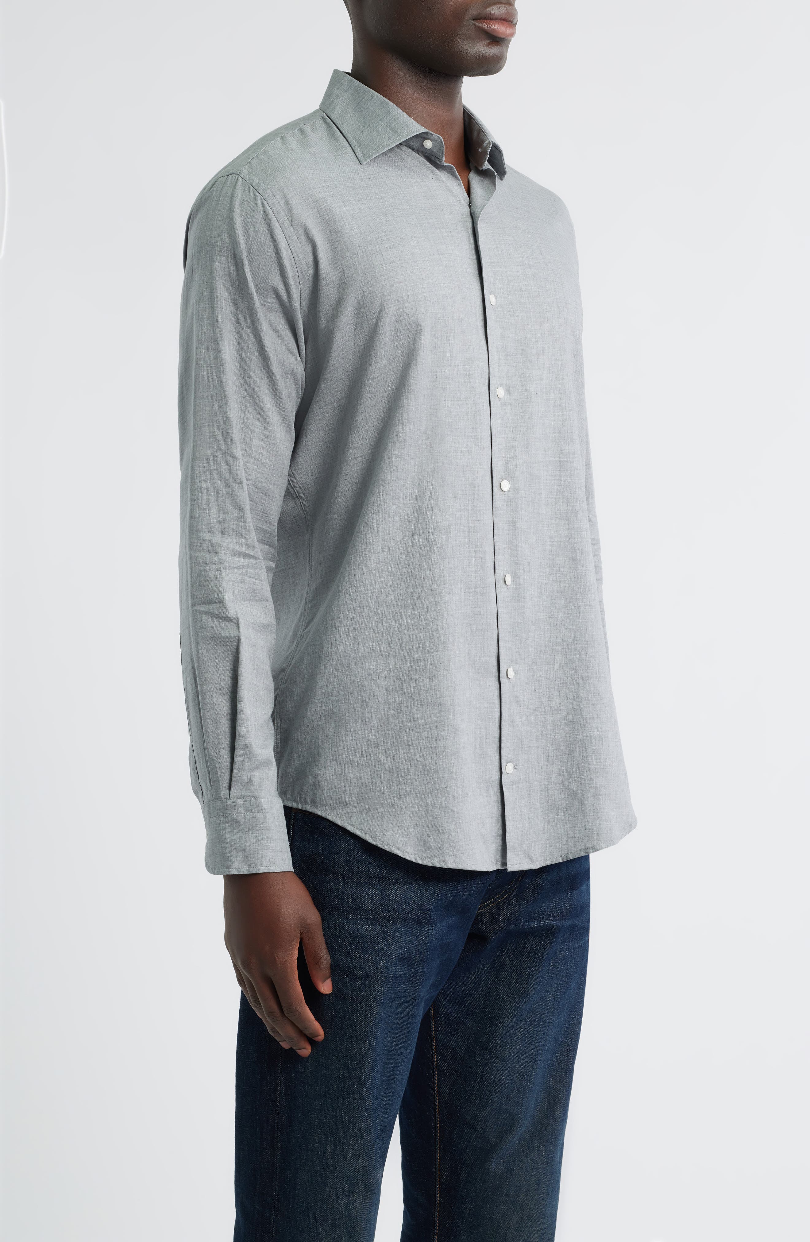 Peter Millar Highlands Soft Twill Button-Up Shirt | Nordstromrack