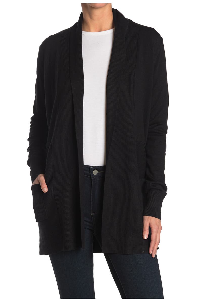 Magaschoni Long Sleeve Open Front Cardigan | Nordstromrack