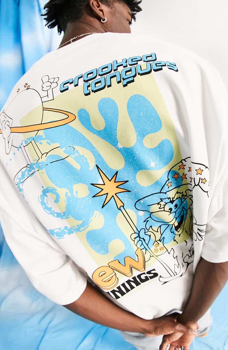 ASOS DESIGN Oversize Cotton Graphic Tee | Nordstromrack