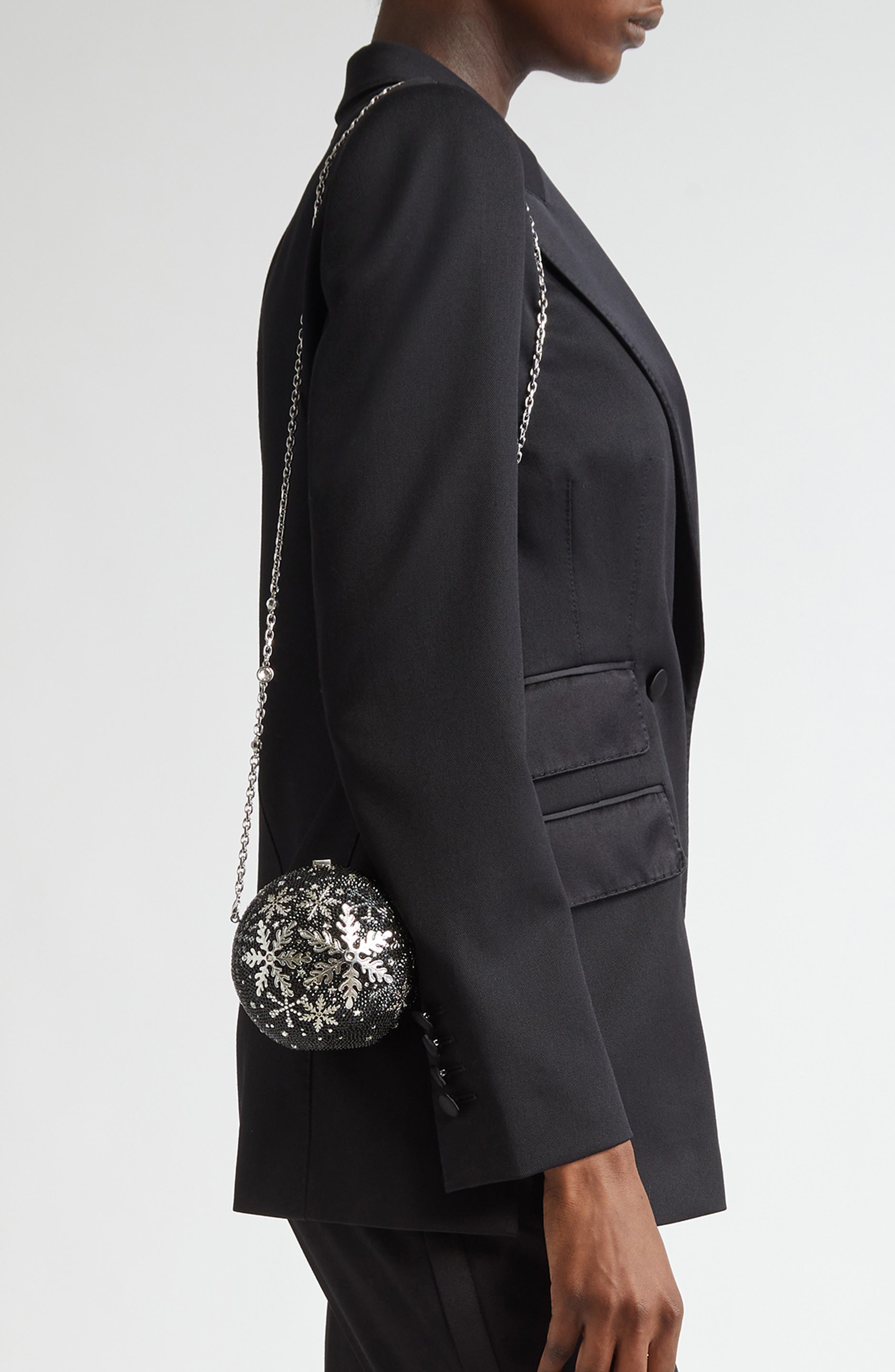 Judith Leiber Crystal Snowflake Sphere Clutch | Nordstrom