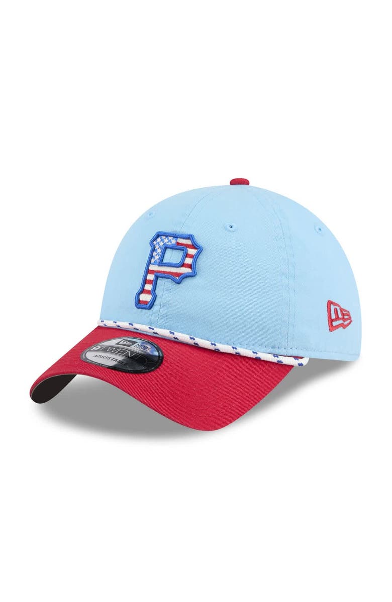 New Era Men's New Era Light Blue/Red Pittsburgh Pirates 2025 Fourth of ...