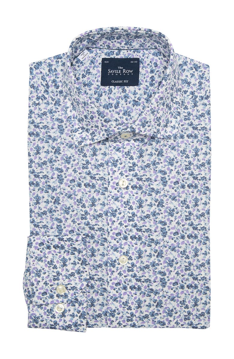 SAVILE ROW CO Floral Printed Dress Shirt | Nordstromrack