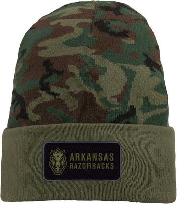 Nike Men's Nike Camo Arkansas Razorbacks Military Pack Cuffed Knit Hat ...