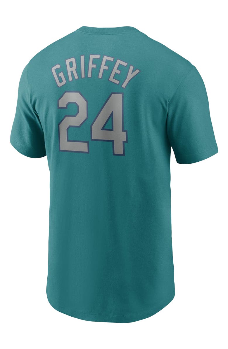 Nike Men's Nike Ken Griffey Jr. Aqua Seattle Mariners Cooperstown ...