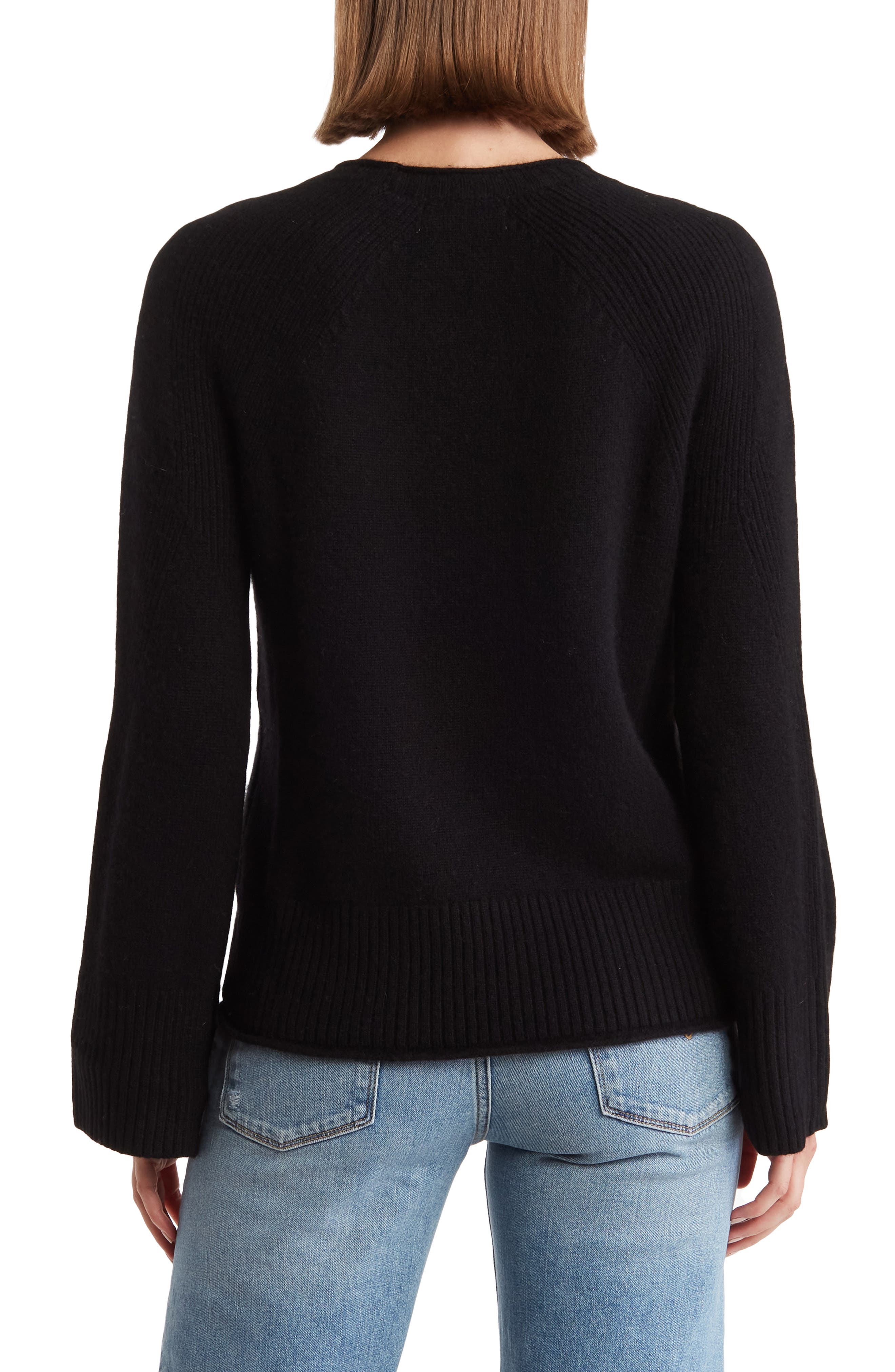 Design History Rib Trim Cashmere Sweater | Nordstromrack