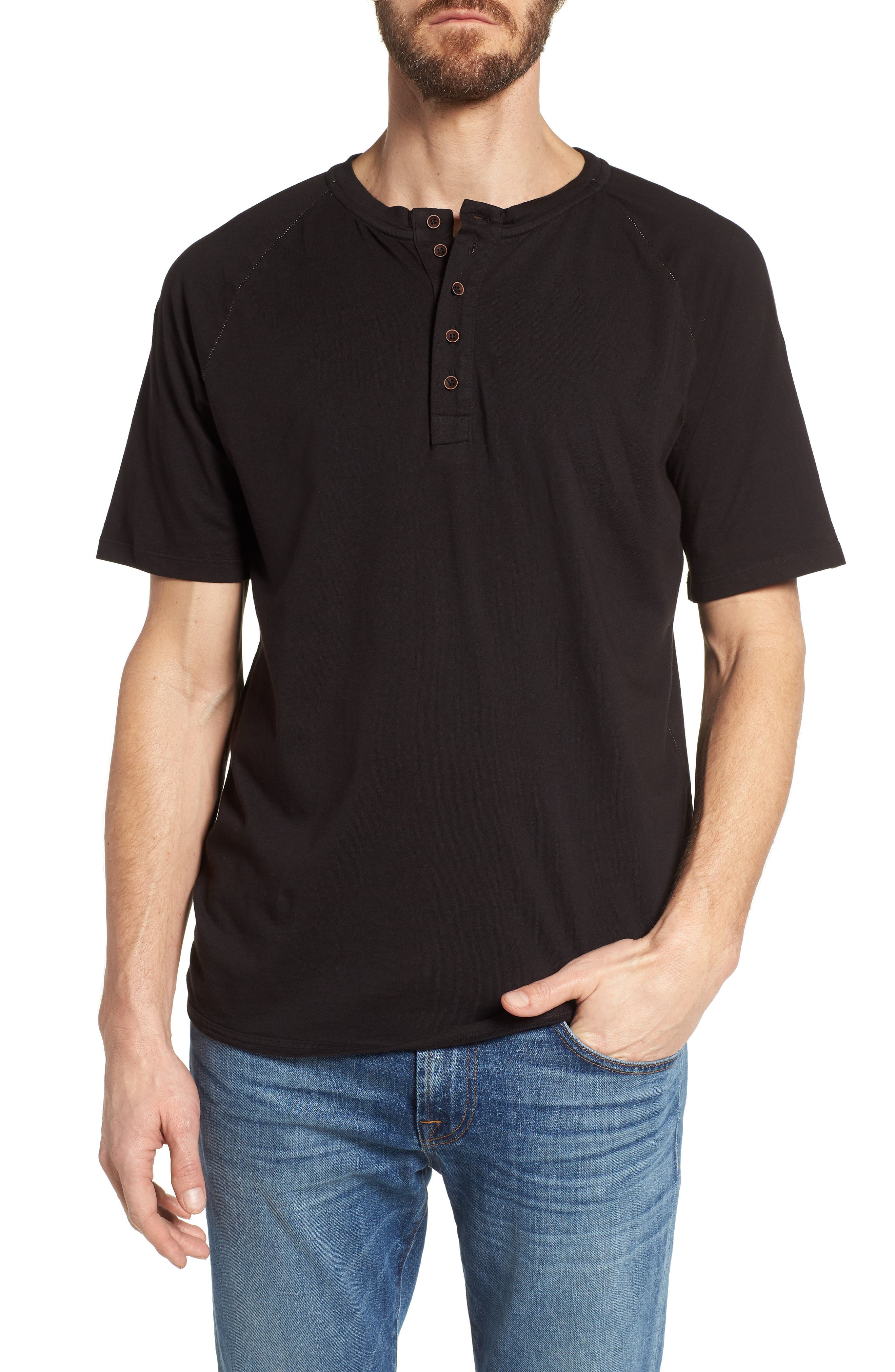 M.Singer Short Sleeve Henley | Nordstromrack