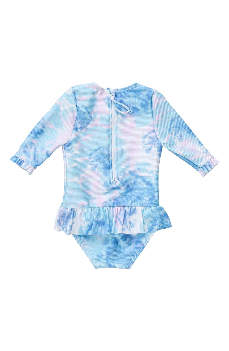 Snapper Rock Kids' Sky Dye Long Sleeve One-Piece Rashguard Swimsuit ...