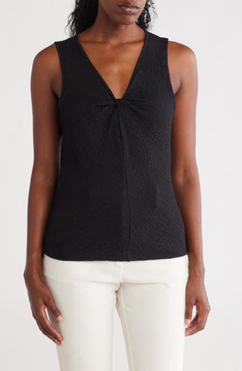 DKNY Pucker Twist V-Neck Tank | Nordstromrack