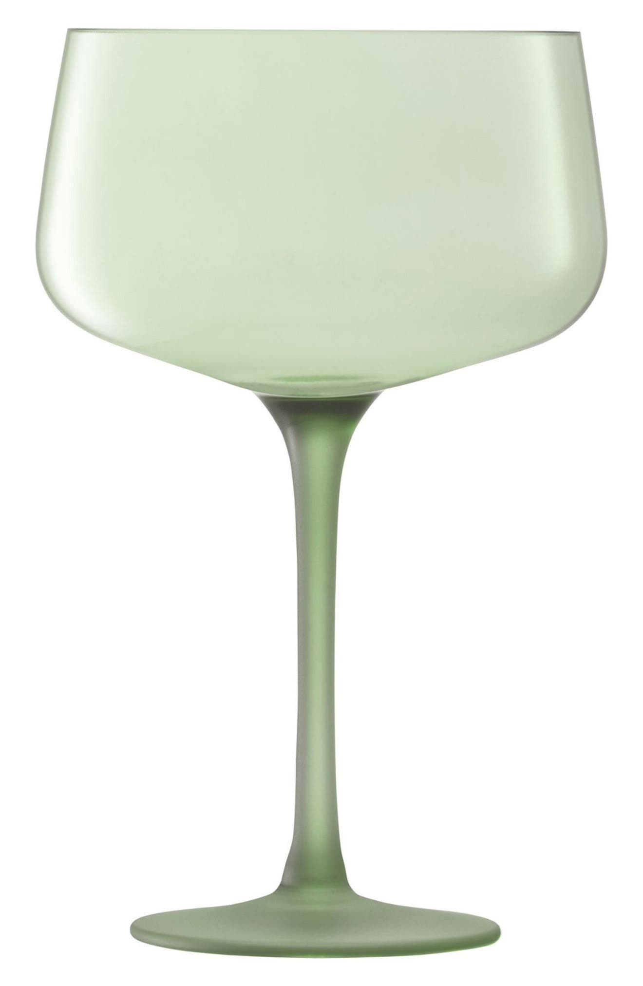 LSA Arc Contrast Set of 4 Glass Cocktail Saucers | Nordstrom
