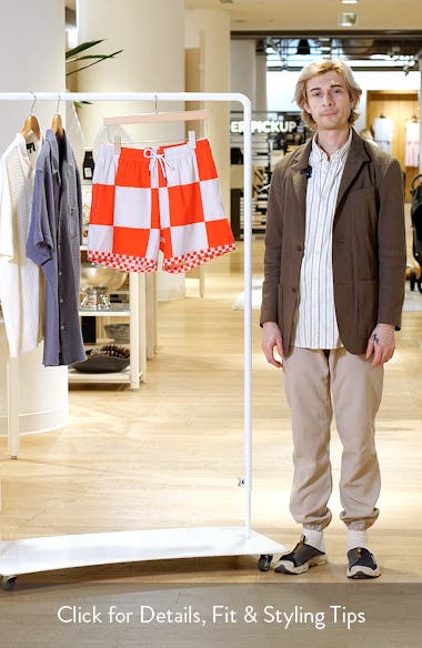 MAVRANS Victory Lap Waterproof Swim Trunks | Nordstrom