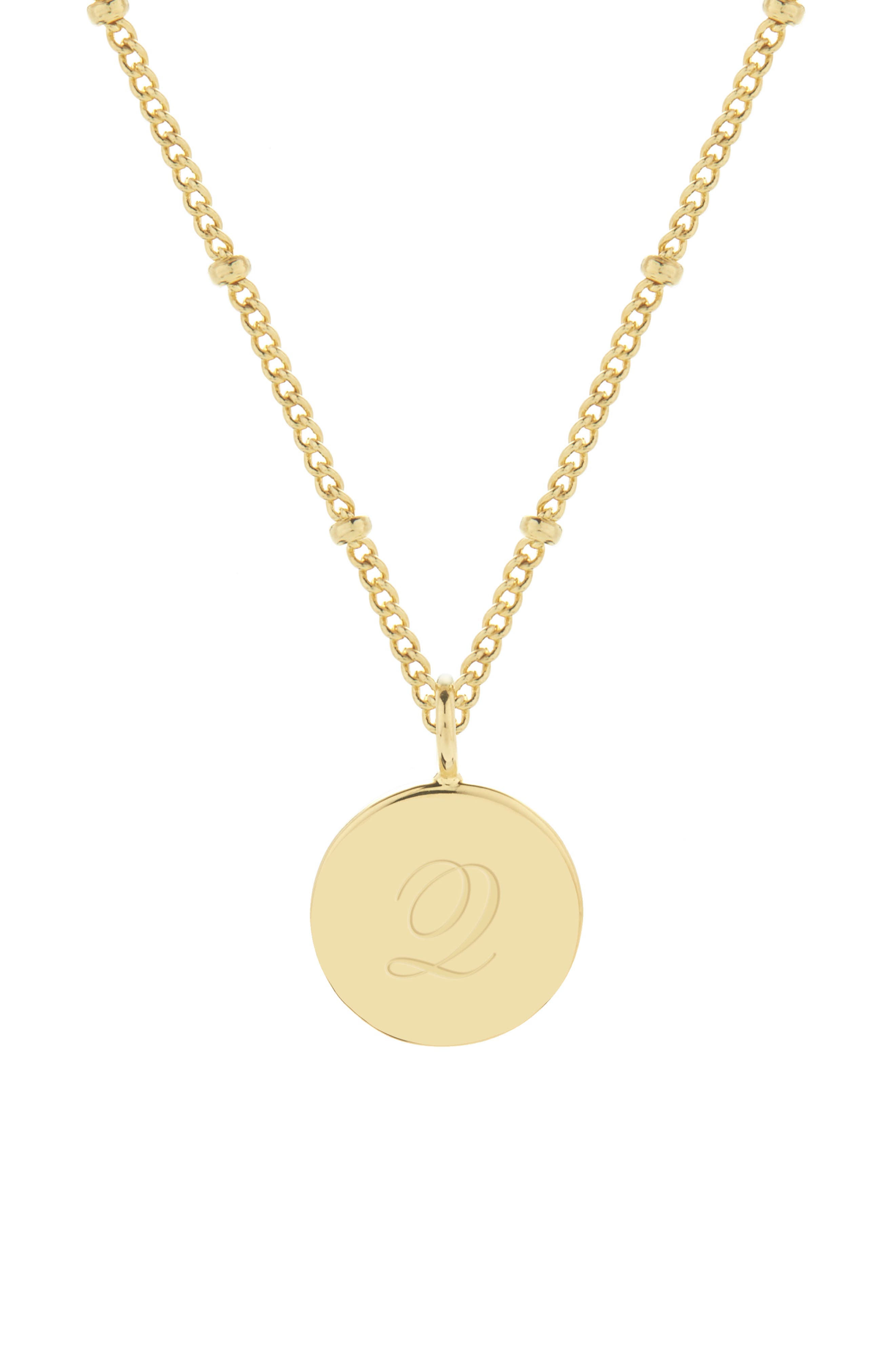 Lizzie Initial Pendant Necklace (Women) | Nordstrom