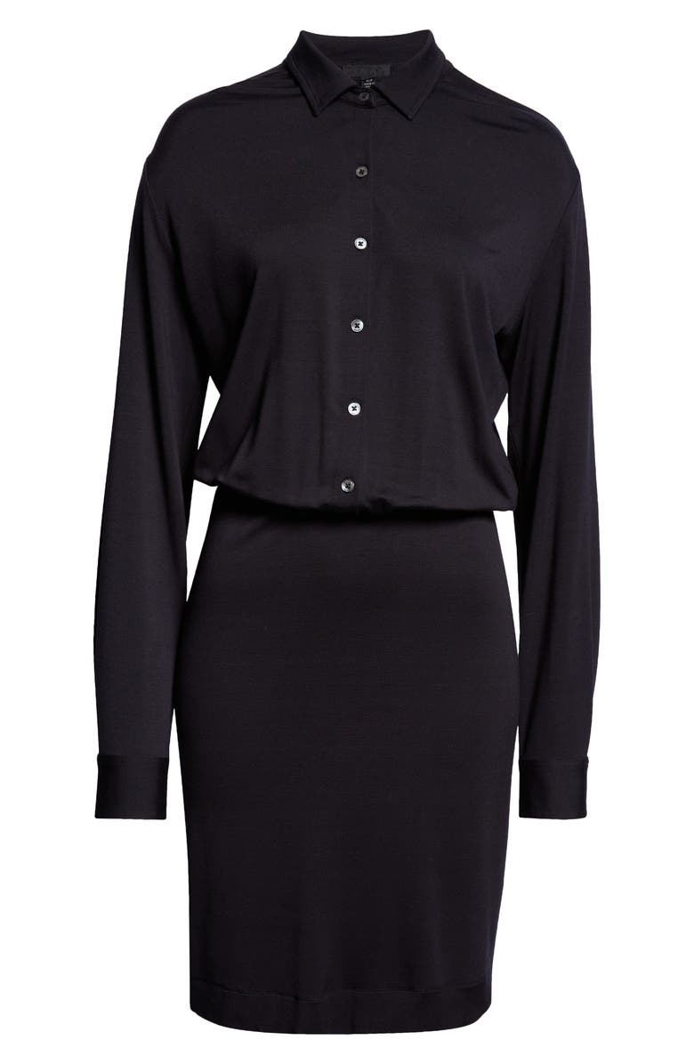 ATM Anthony Thomas Melillo Long Sleeve Matte Jersey Shirtdress ...