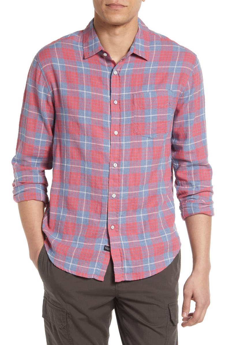Rails Wyatt Relaxed Fit Plaid Cotton Button-Up Shirt | Nordstrom