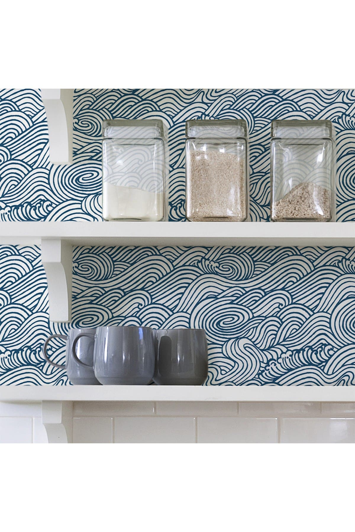 Wallpops Navy Saybrook Peel & Stick Wallpaper | Nordstromrack