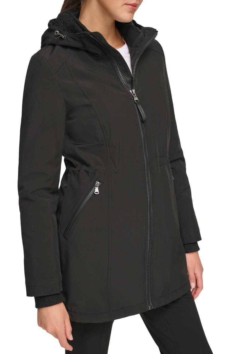 Calvin Klein High Pile Fleece Lined Softshell Jacket | Nordstromrack