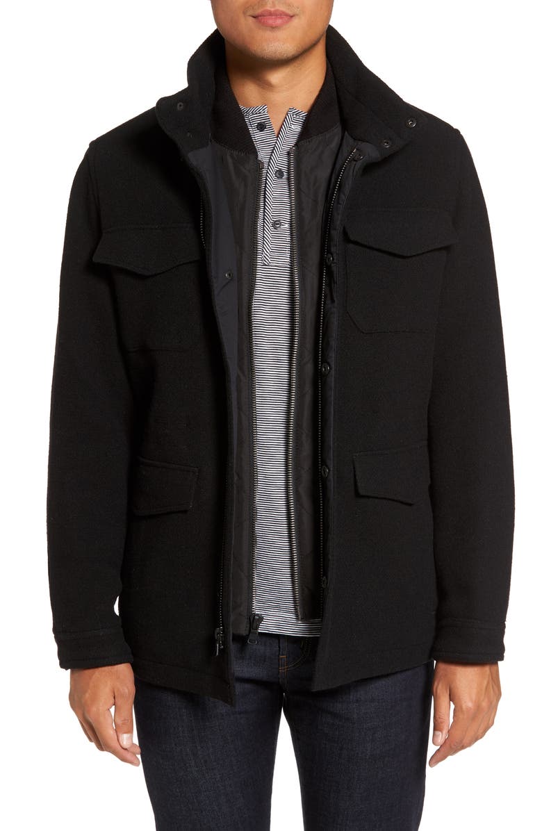 Michael Kors Regular Fit Double Layer Field Jacket | Nordstrom