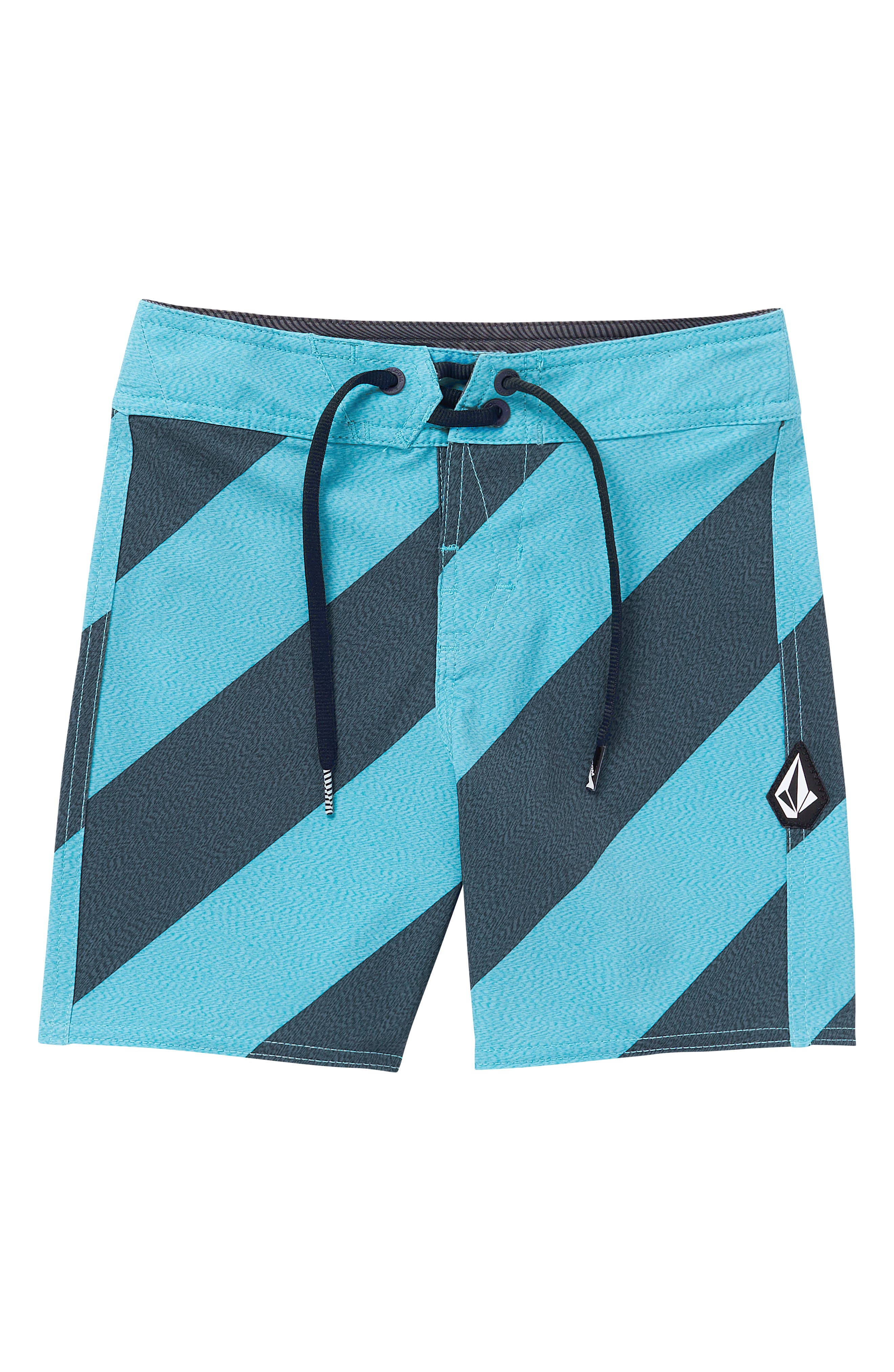 Volcom Kids' Quarta Static Stripe Mod Tech Board Shorts | Nordstromrack