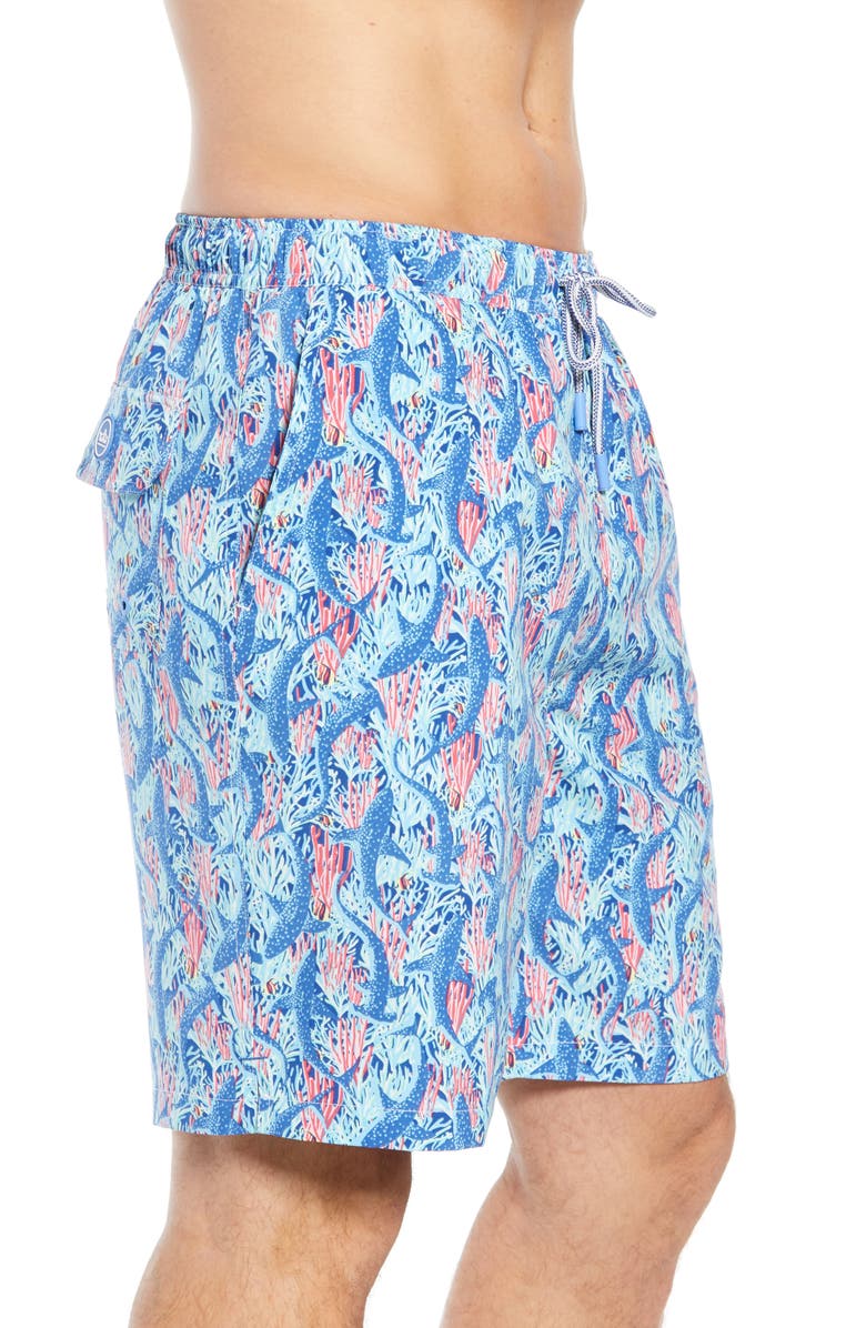 Peter Millar Sharks Swim Trunks | Nordstrom