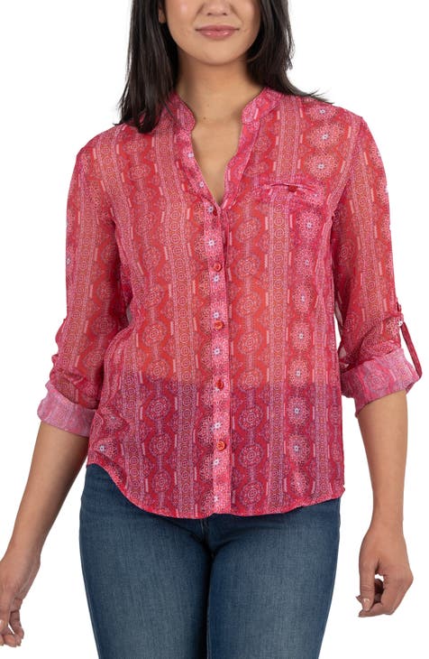 Women's Pink Striped Tops | Nordstrom