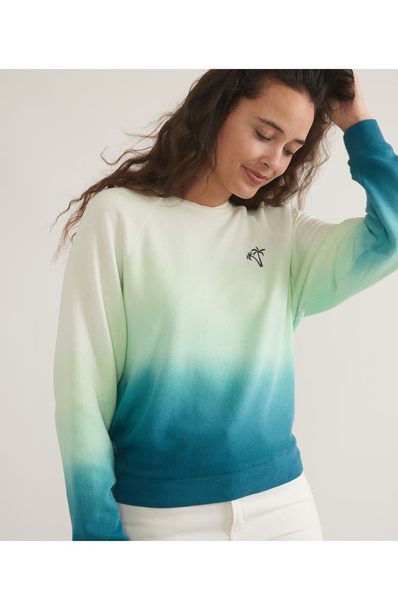 Marine Layer Dip Dye Cotton Sweatshirt | Nordstromrack