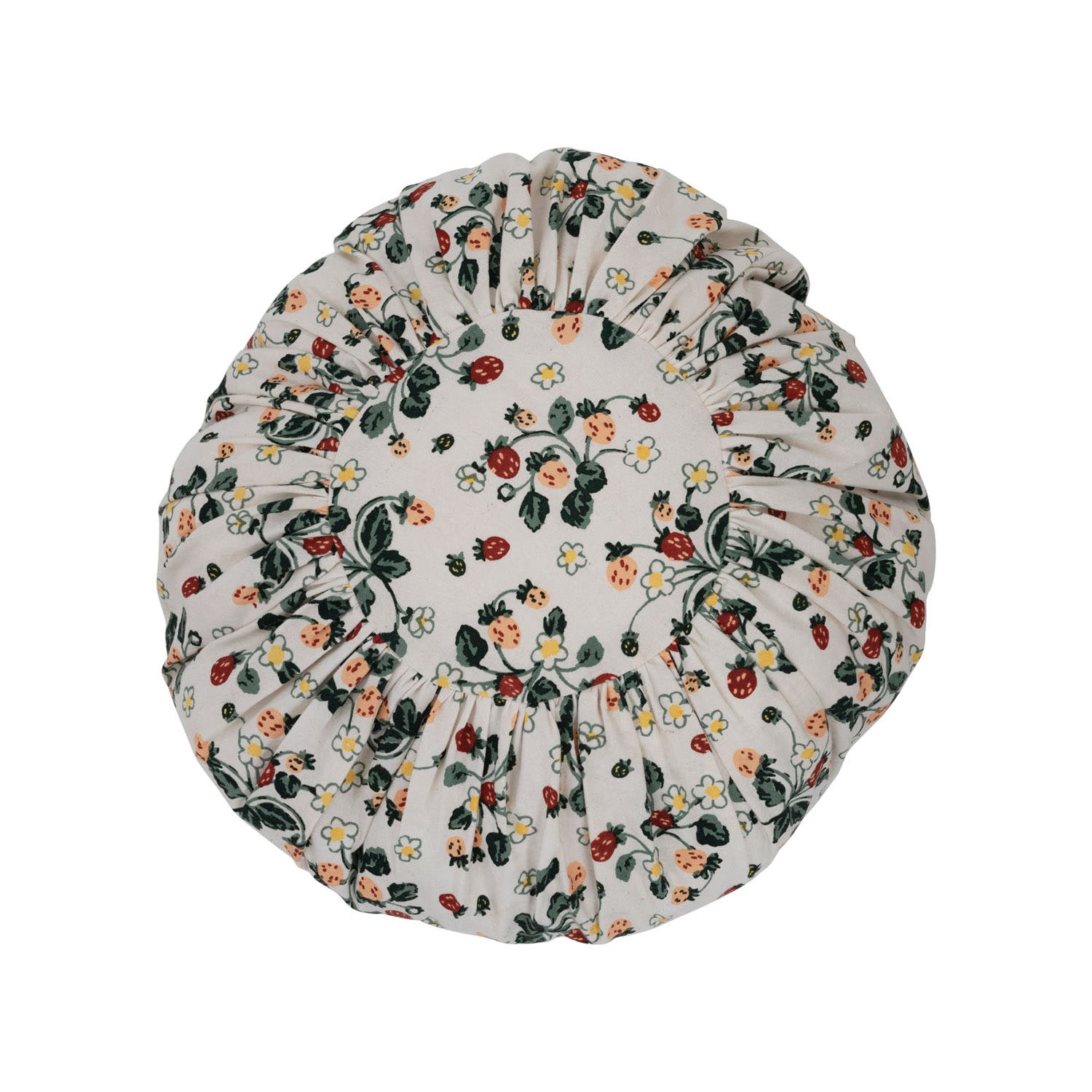Storied Home Cotton Pleated Pillow with Floral Pattern | Nordstrom
