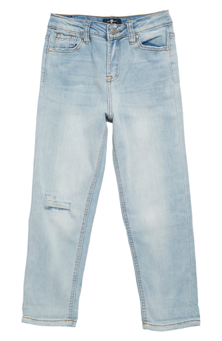 7 For All Mankind Kids' Josefine Roll Cuff Slouchy Jeans | Nordstromrack