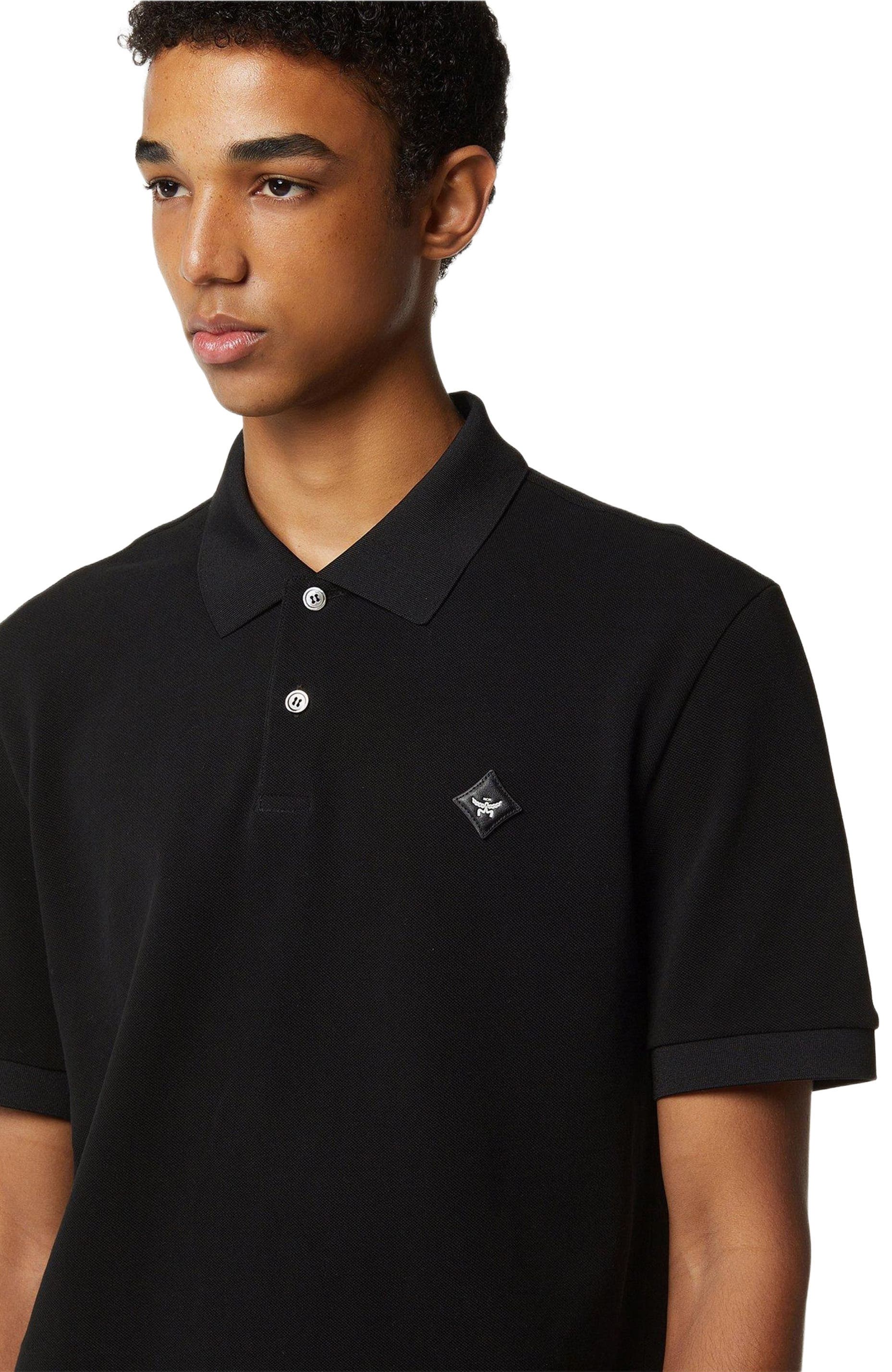 MCM Diamond Patch Piqué Polo | Nordstrom