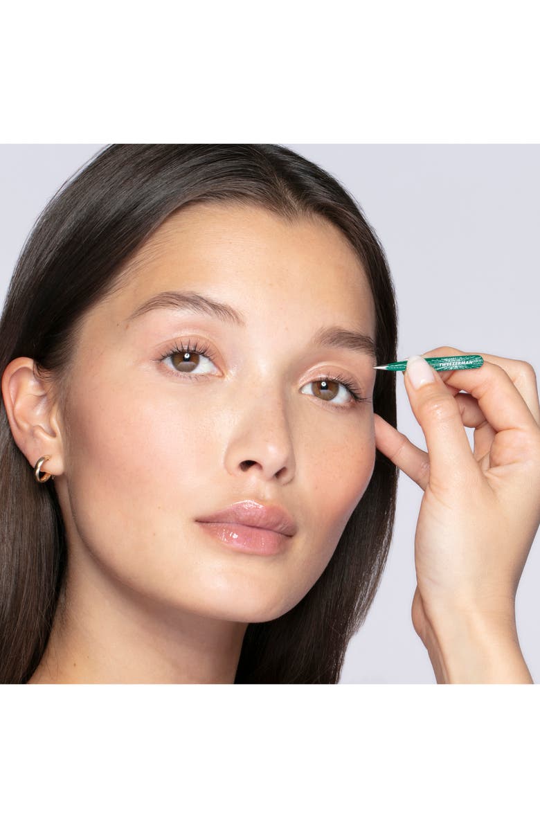 TWEEZERMAN Emerald Shimmer Micro Mini Slant & Point Tweezer Set ...