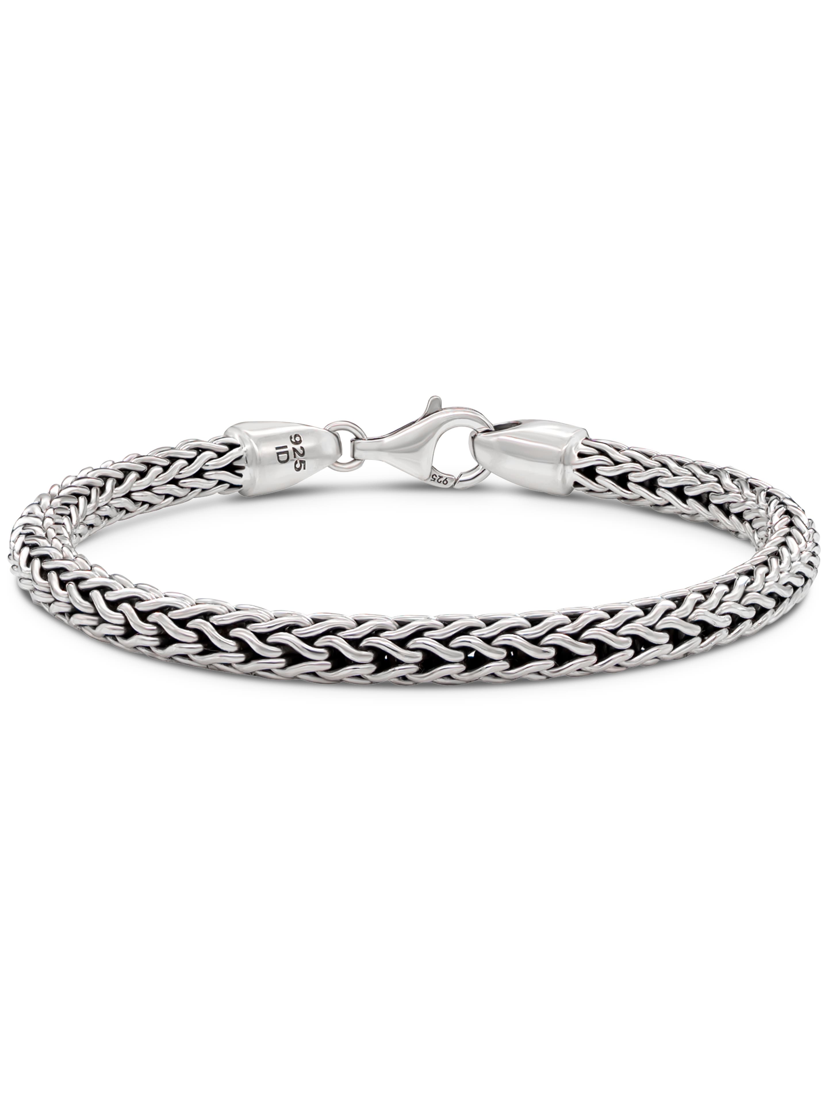 DEVATA Dragon Bone Chain Bracelet in Sterling Silver, 5mm | Nordstrom