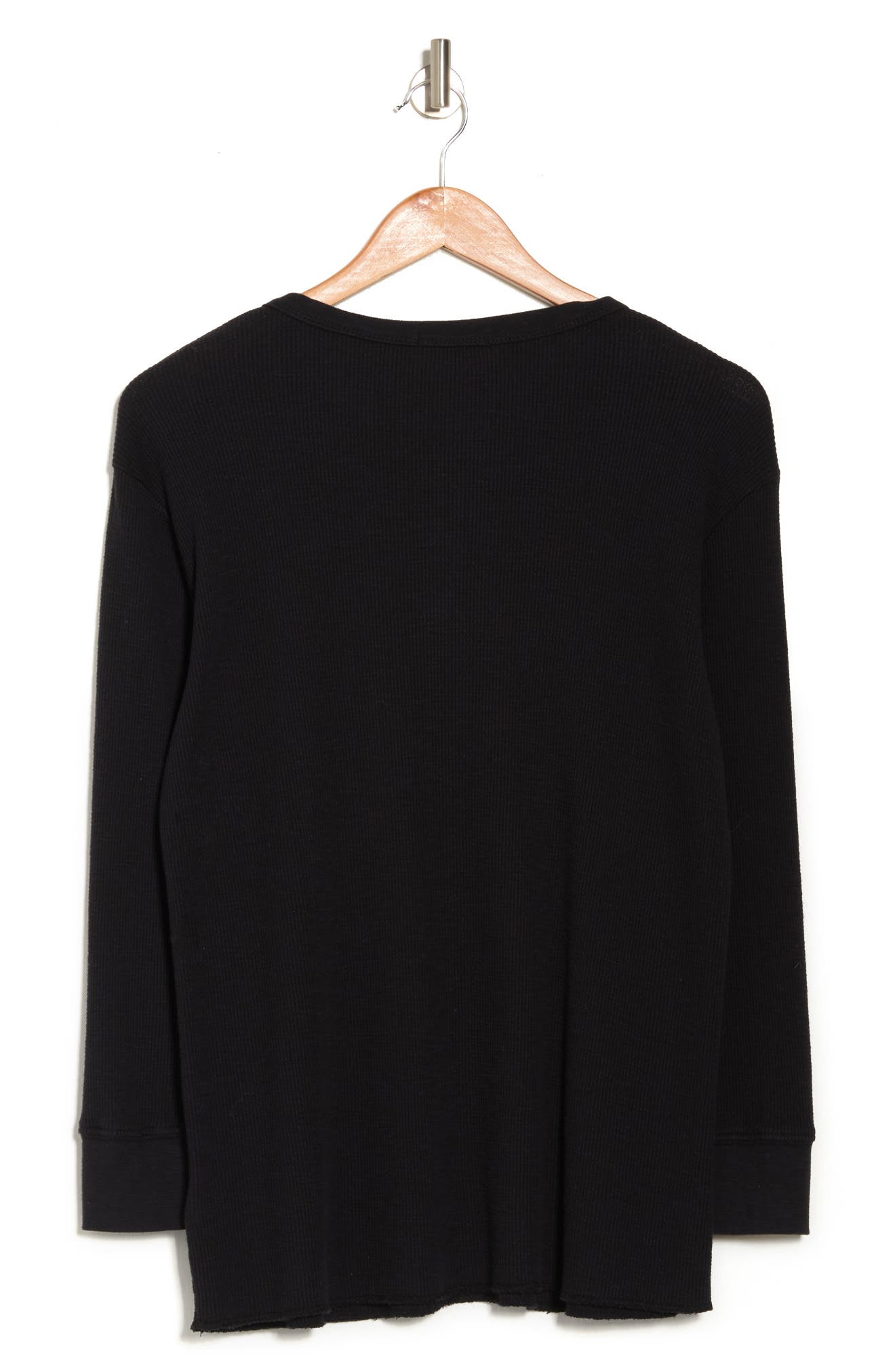 James Perse 3/4 Sleeve Thermal Henley | Nordstromrack