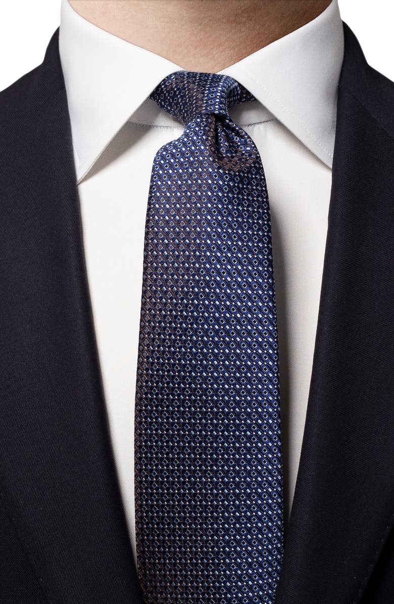 Eton Neat Diamond Silk Tie | Nordstromrack