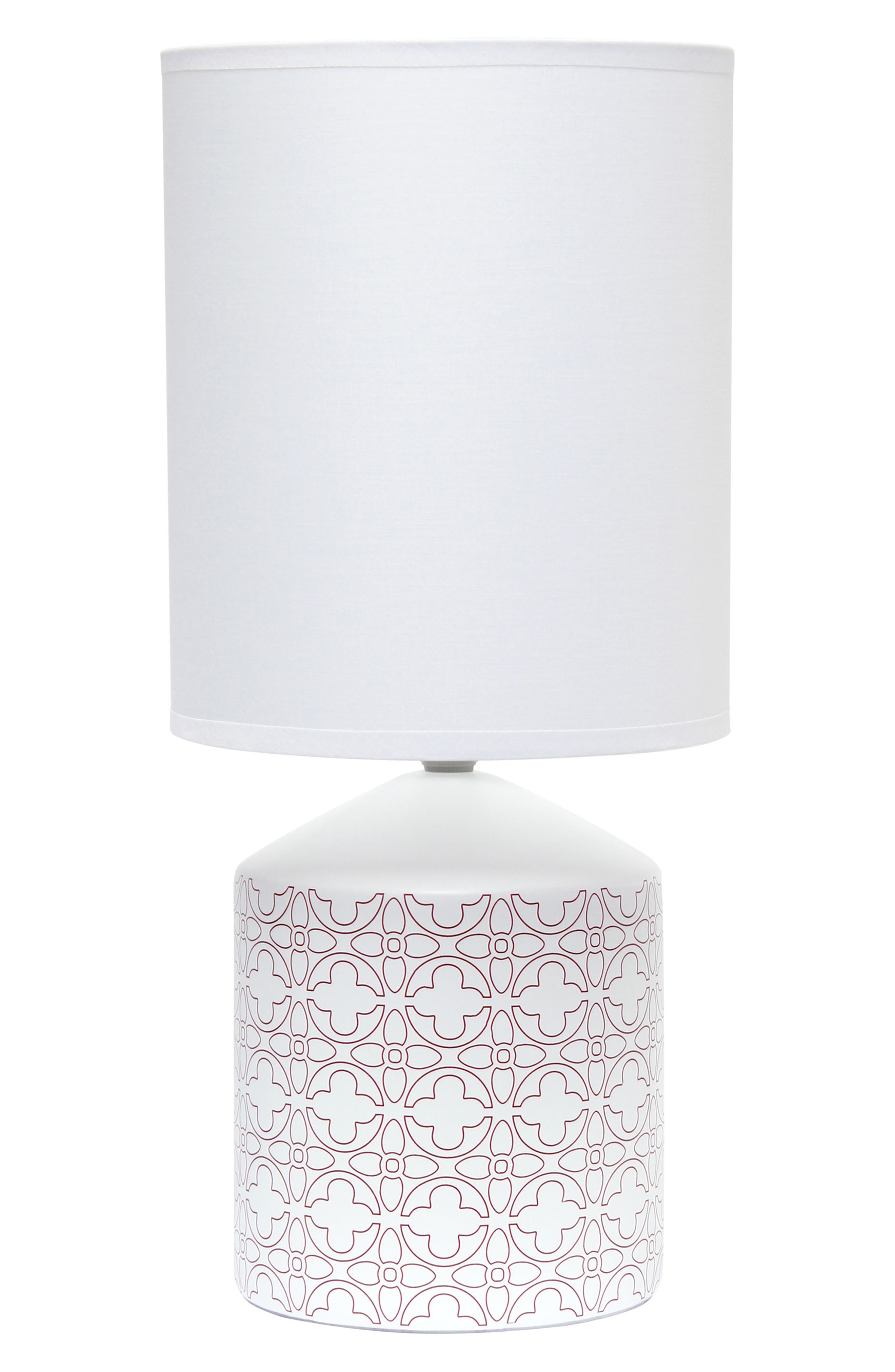 Floral Tile Print Table Lamp | Nordstromrack