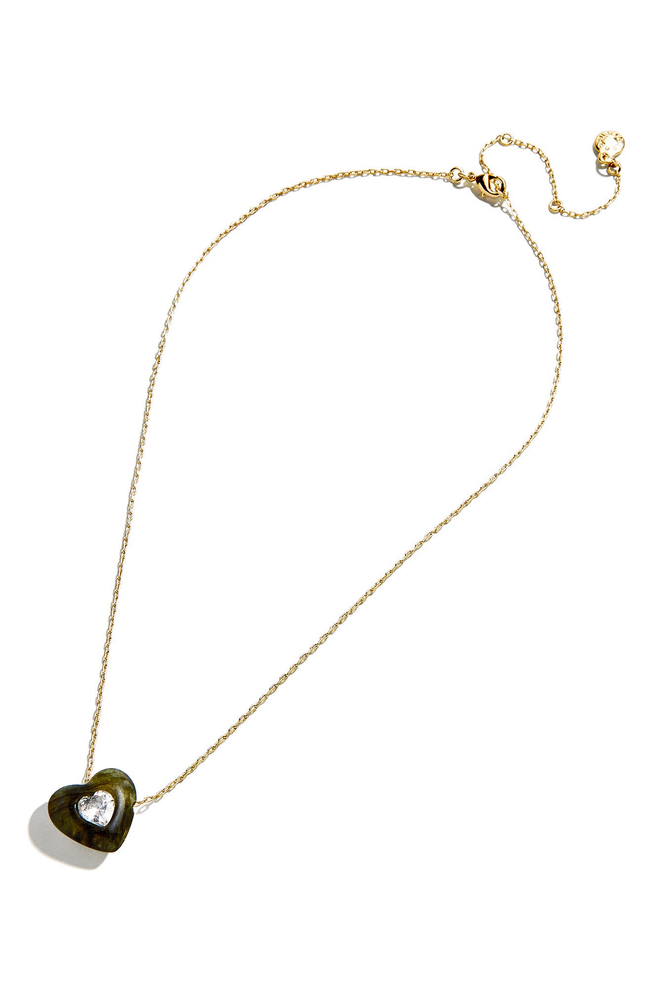 BaubleBar Crystal Heart Pendant Necklace | Nordstromrack